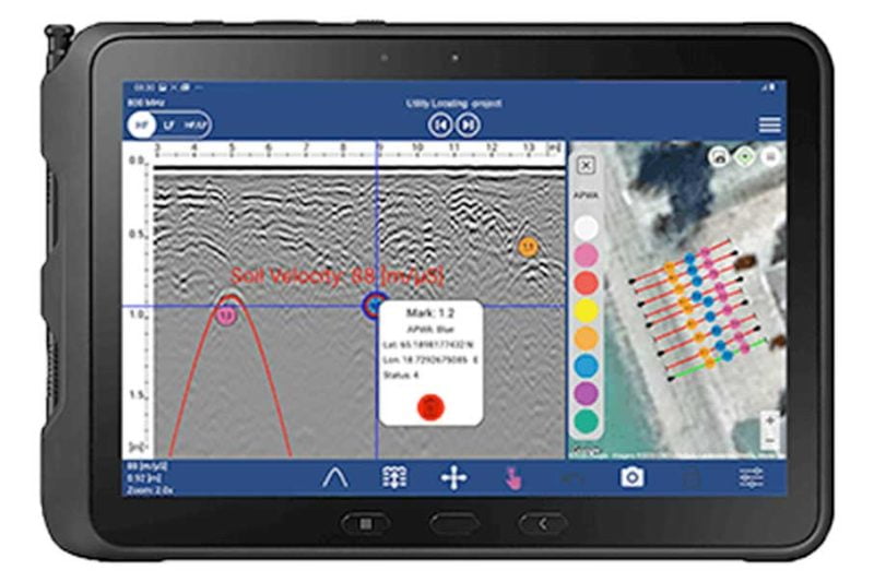 PinPointR Utility Detection GPR - Access Detection